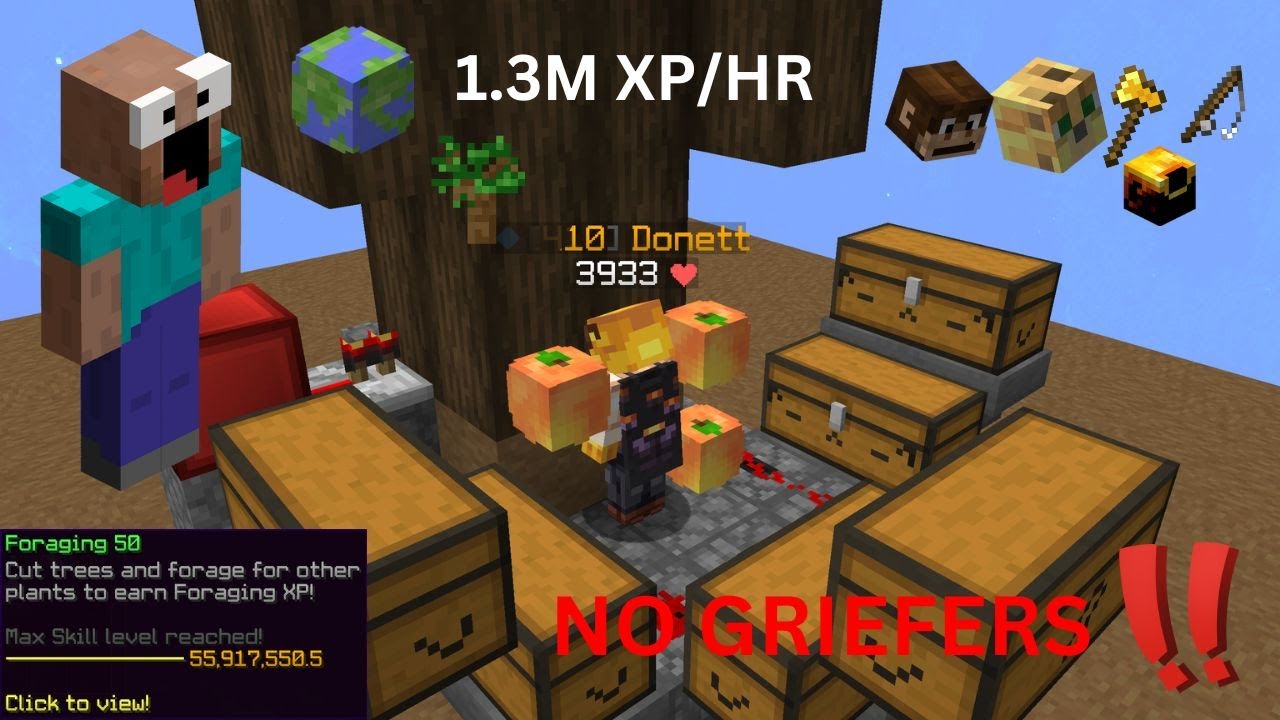 Best way to max Foraging THIS Derpy! 1.3M XP/HR [Hypixel SkyBlock] - YouTube