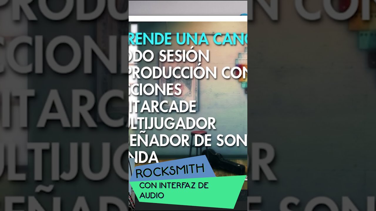 ROCKSMITH con Interfaz de audio! #shorts - YouTube