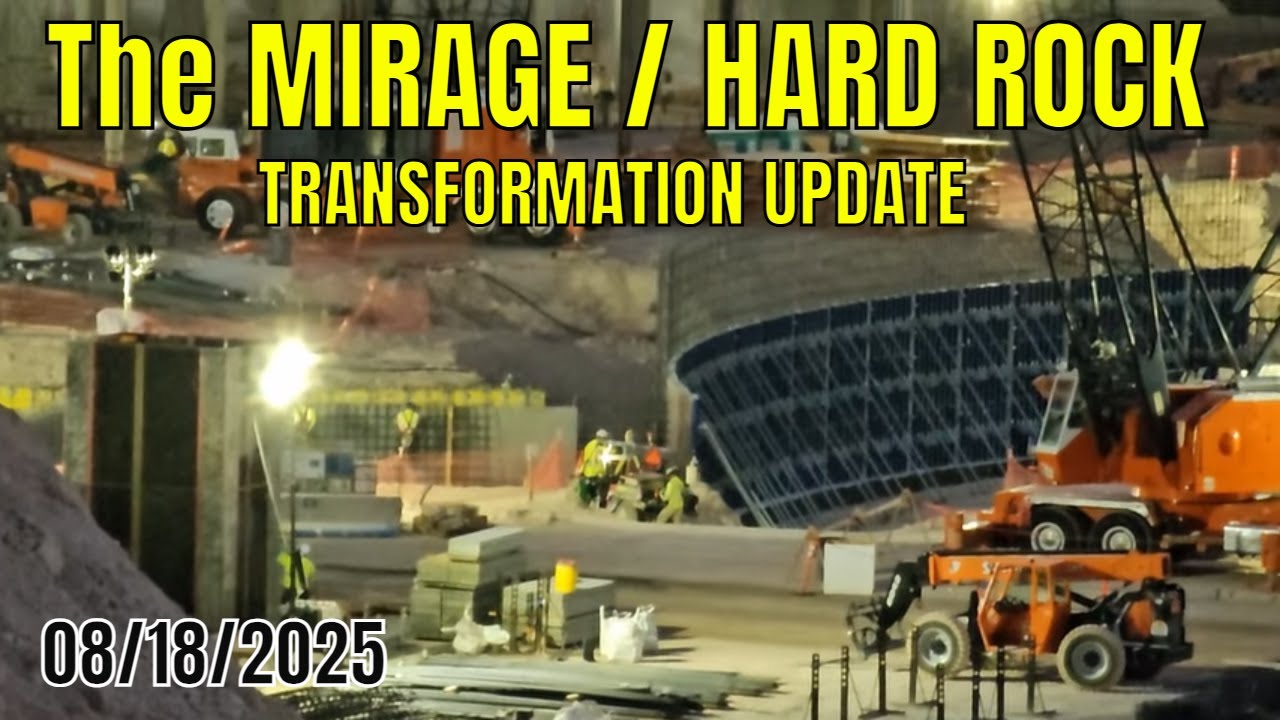 Mirage to Hard Rock Transformation Update 08 18 2025 - YouTube