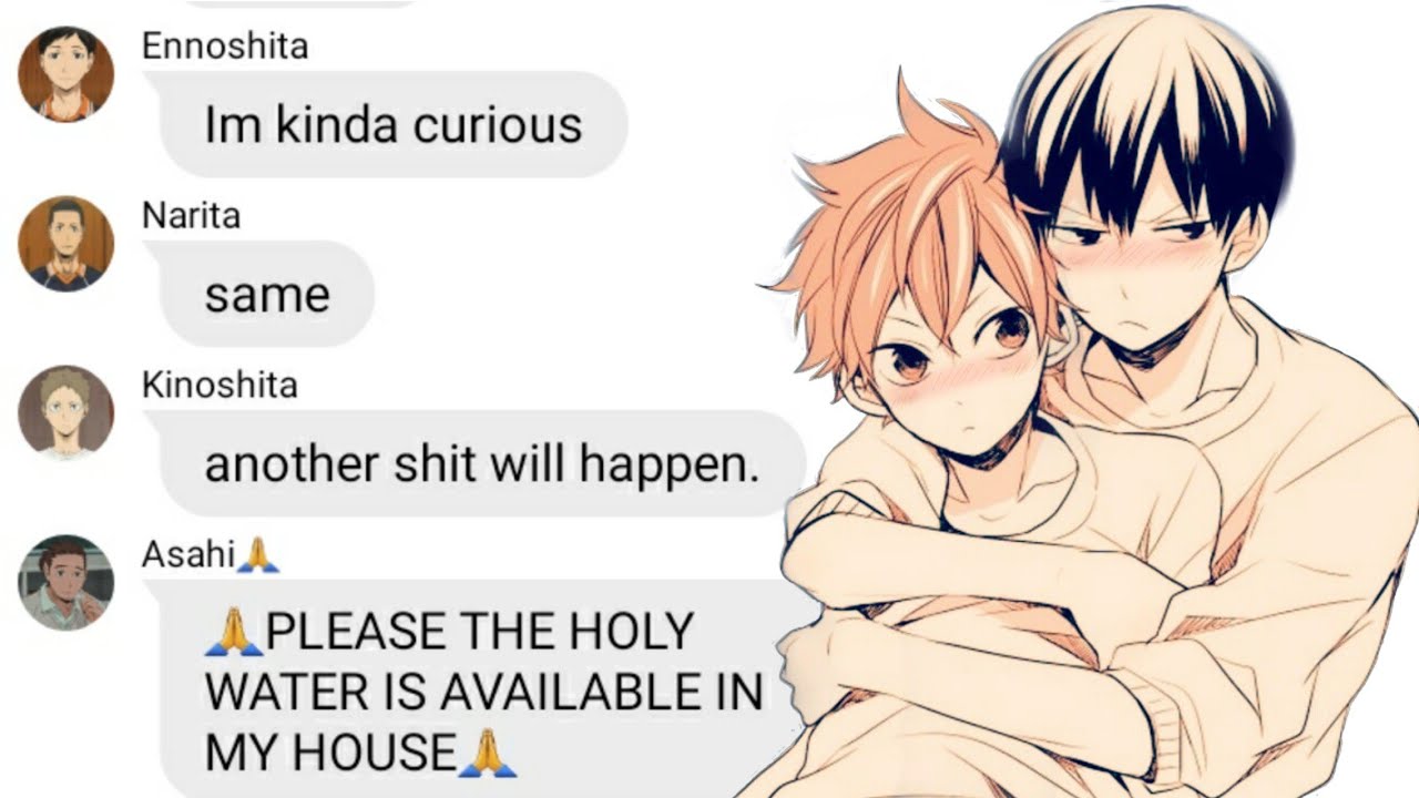 Nishinoya expose KageHina // Haikyuu text story// - YouTube