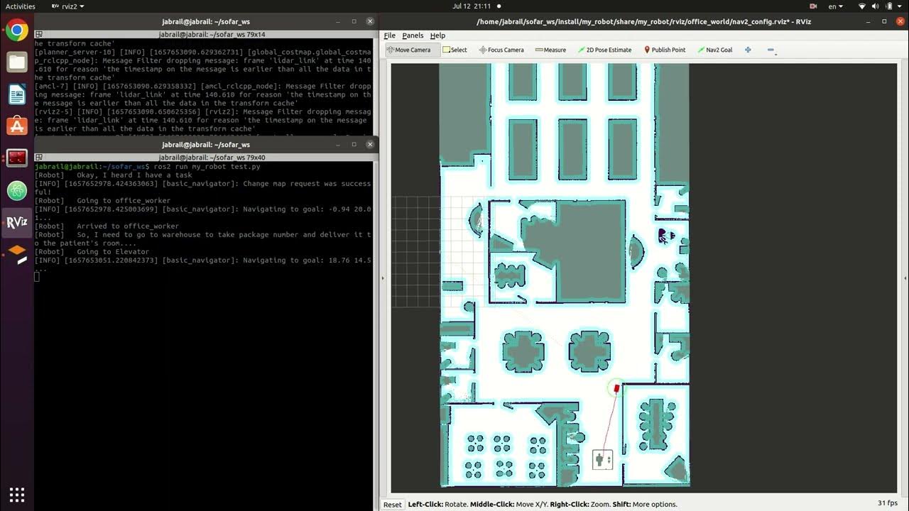 Multi-floor navigation using ROS2 and Nav2 - YouTube