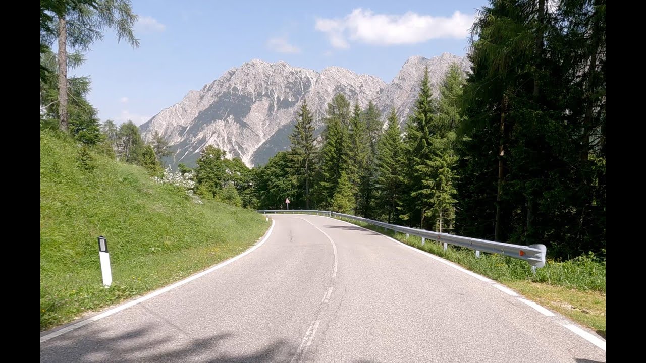 Dolomites Passo Cibiana from Forno to Venas scenic drive - YouTube