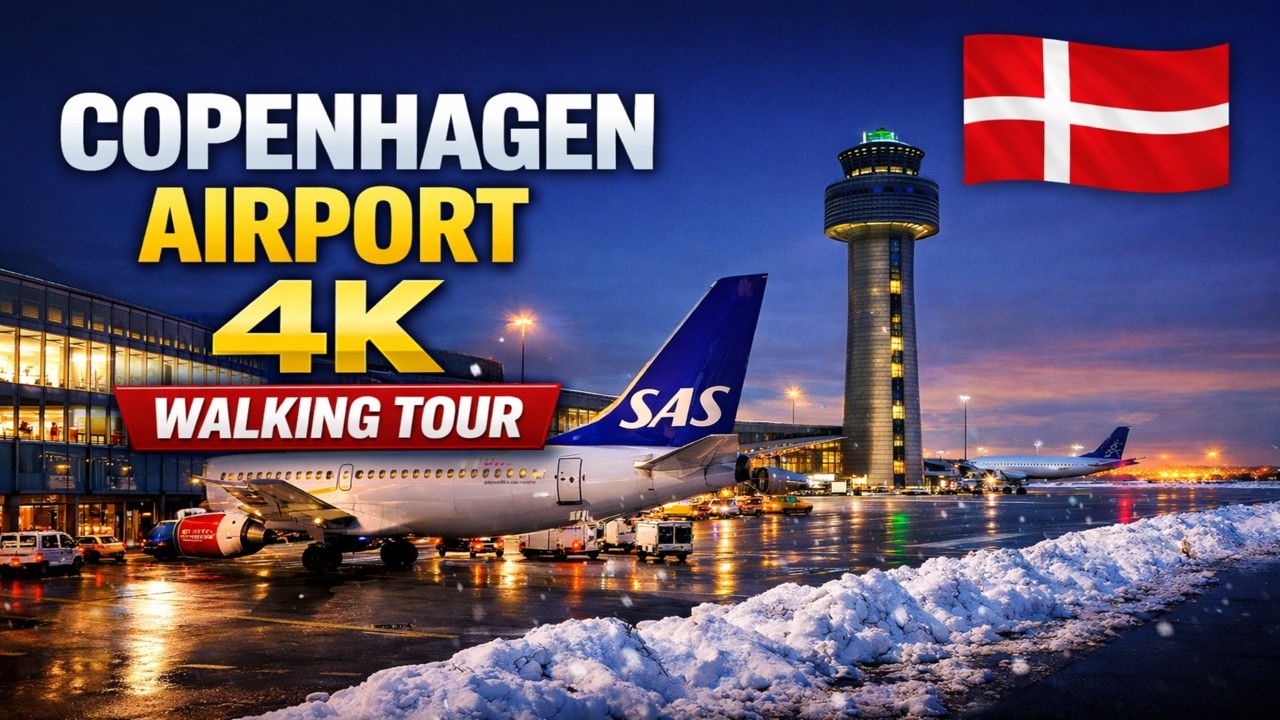 Copenhagen Airport Walking Tour 🇩🇰 | Full Terminal & Duty Free ...