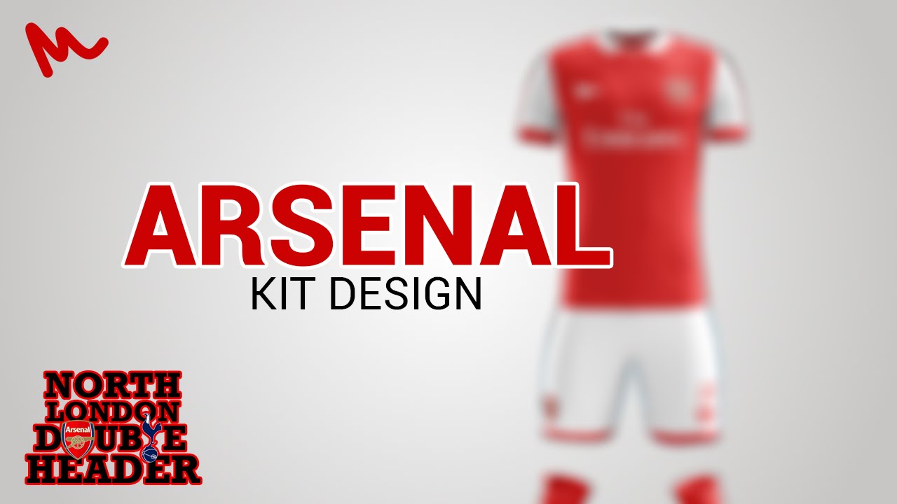 Arsenal Kit Design // Speed Art - YouTube
