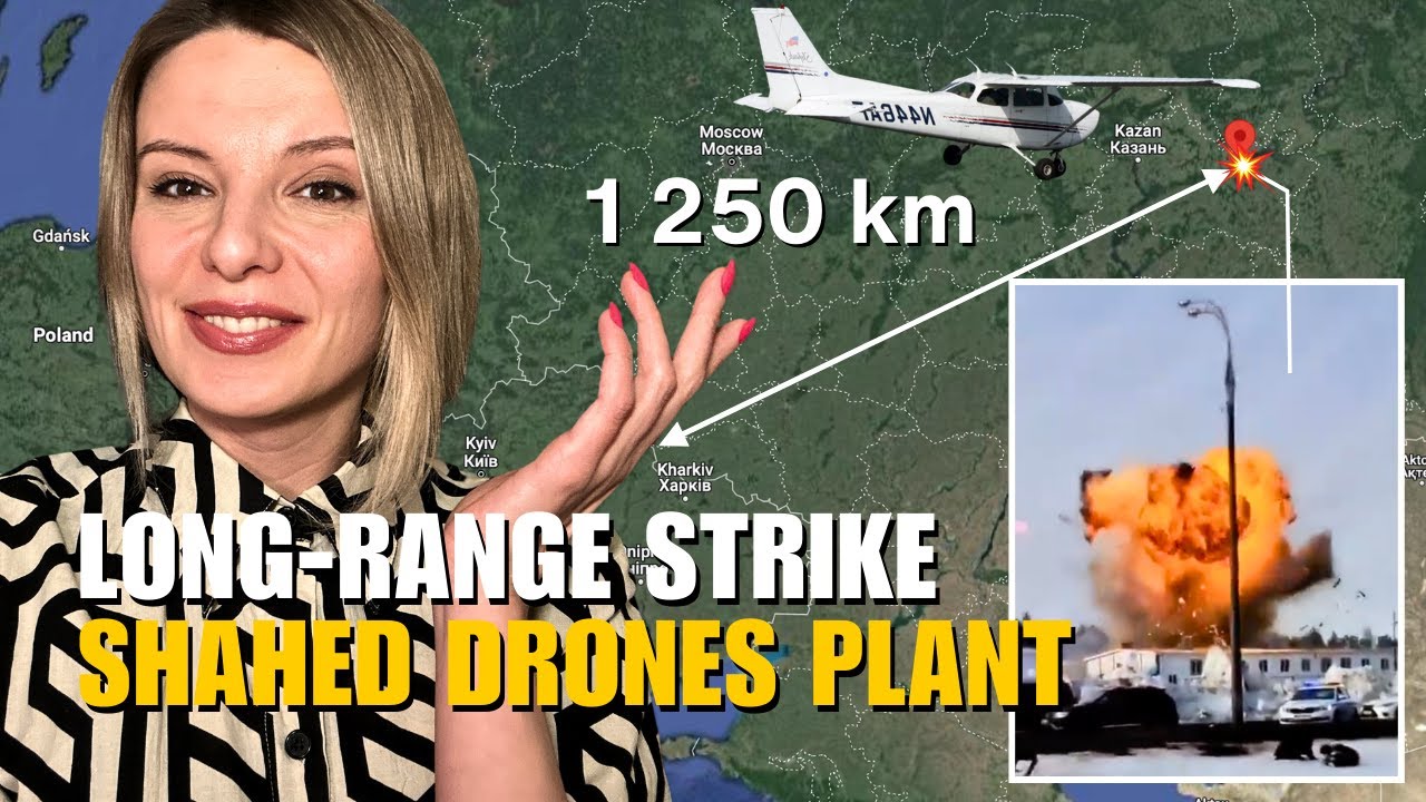 UKRAINIAN LONG-RANGE STRIKE: ALABUGA SHAHED DRONES PLANT & REFINERY ...