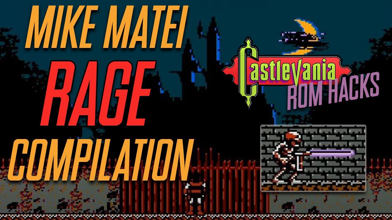 Mike Matei Rage Compilation - Castlevania Romhacks - YouTube