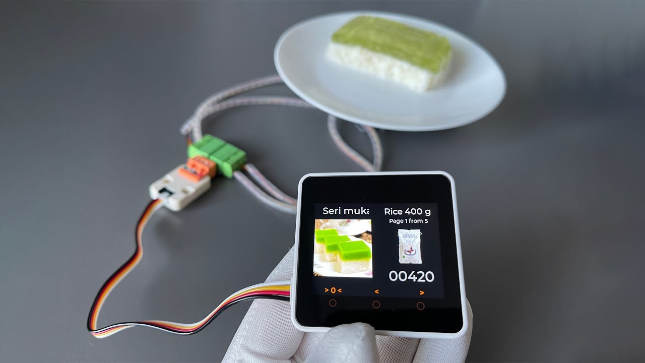 🍮 M5Stack Core2 + Scales Kit: умные Интернет-весы (ENG SUBS) - YouTube