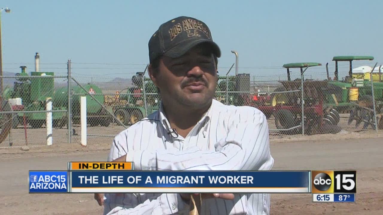Inside the daily life of a migrant worker in Arizona - YouTube