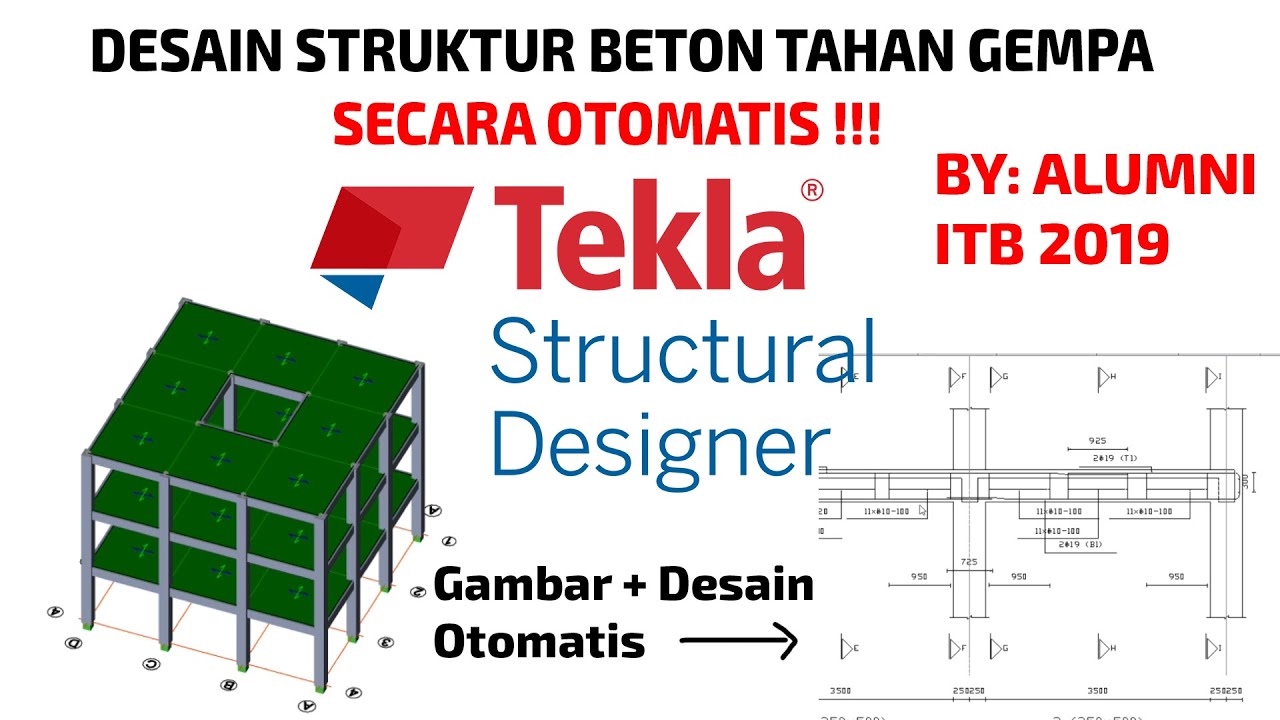 Tutorial Tekla Structural Designer : Desain Beton Tahan Gempa Secara ...