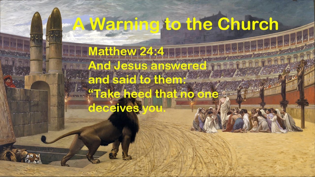A Warning to the Church - Take heed that no one deceives YOU! - YouTube