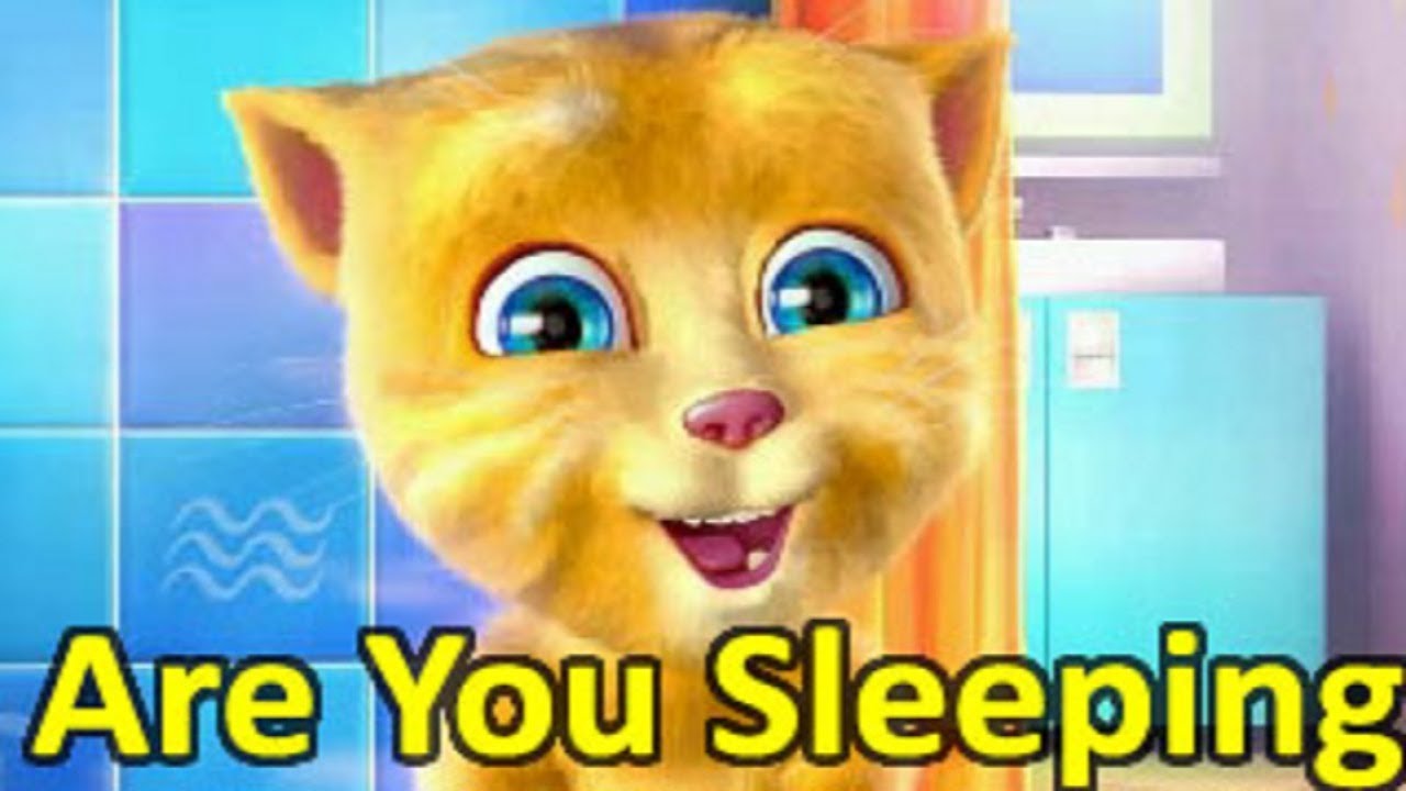 Are You Sleeping │ Nursery Rhymes for Children │ Talking Ginger - YouTube