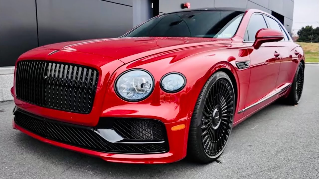 2022 Bentley Flying Spur V8 | Dragon Red II Over Beluga | Blackline ...