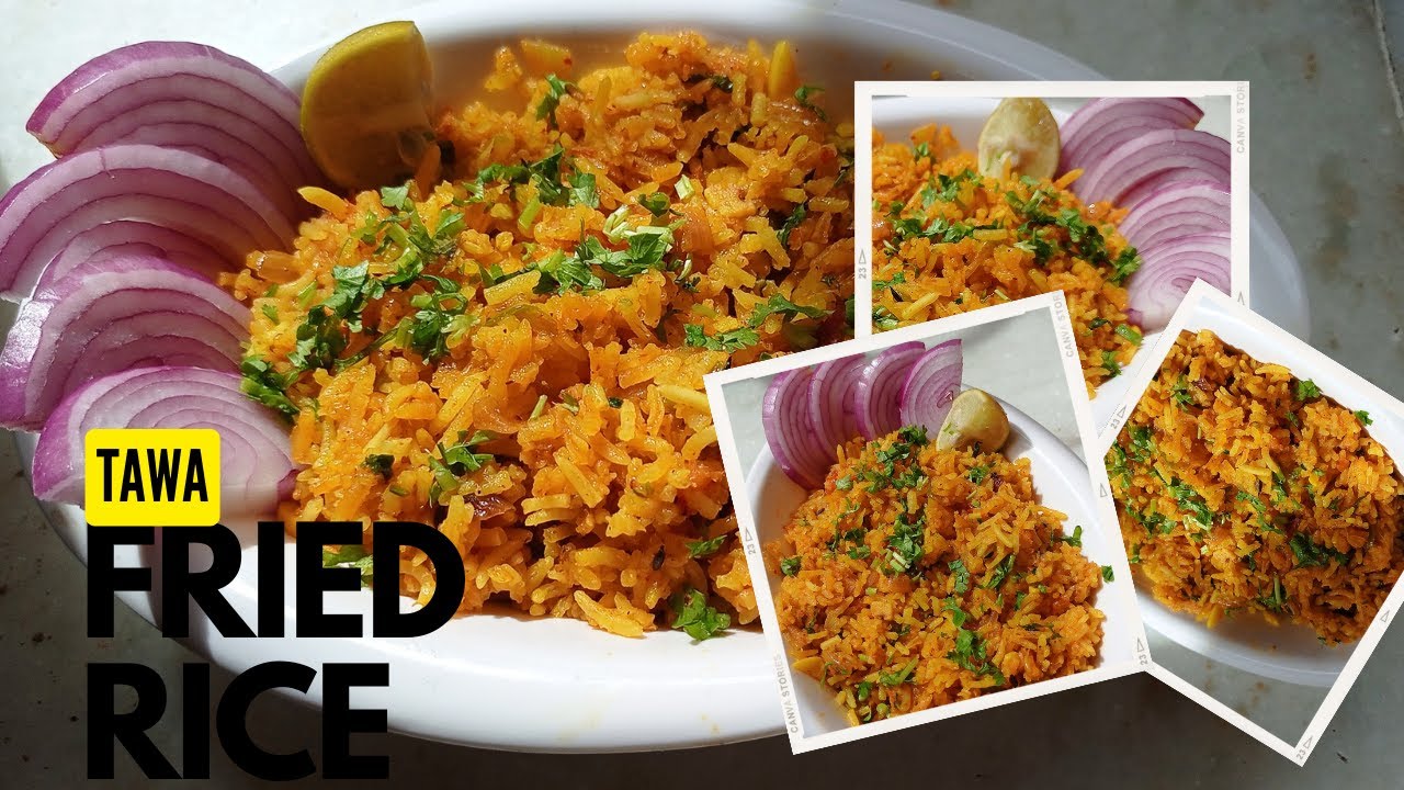 Street Style -Tawa Fried Rice Recipe|15 minutes recipe| Quick Left-Over ...