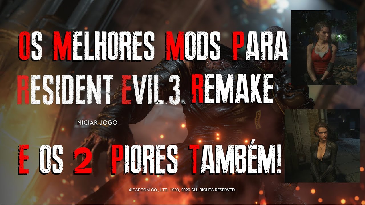 Resident Evil 3 Remake - Melhores MODS! - YouTube
