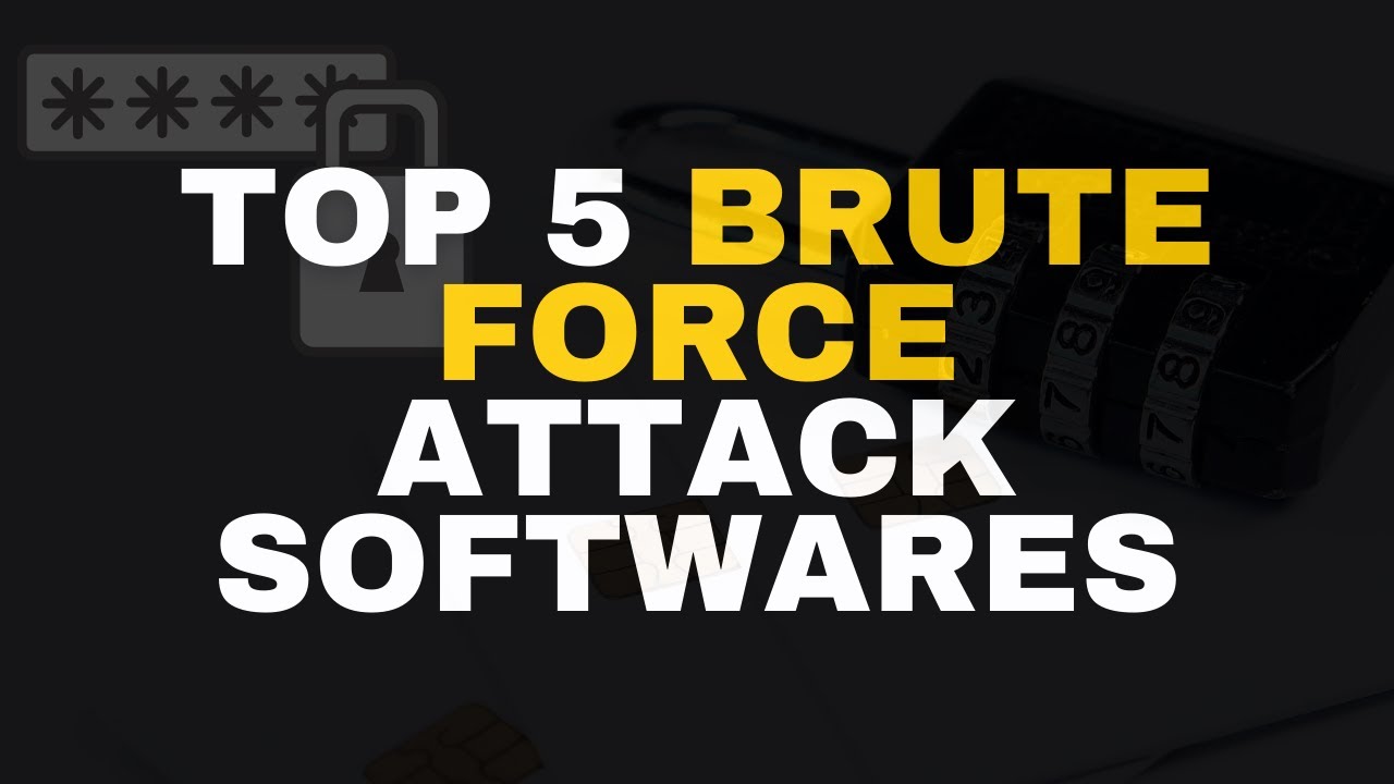 Top 5 Brute force software's that I use 😮 | #bruteforce - YouTube