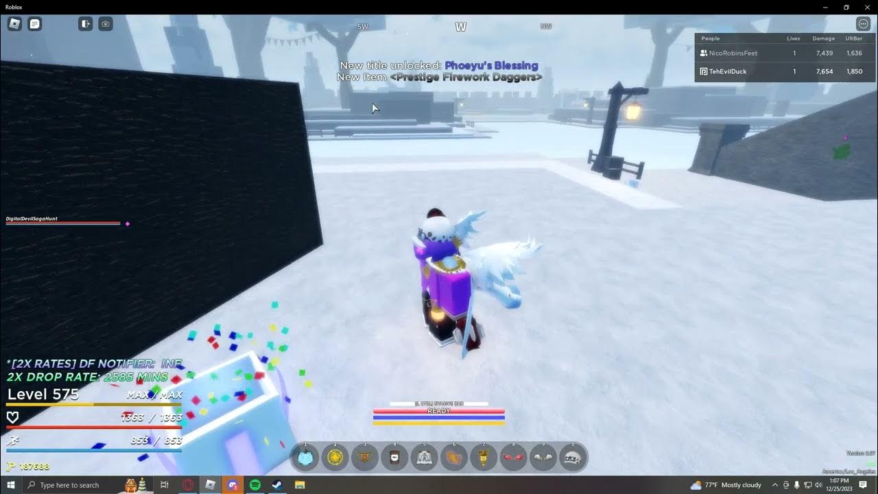 Prestige Firework Daggers Present | GPO - YouTube