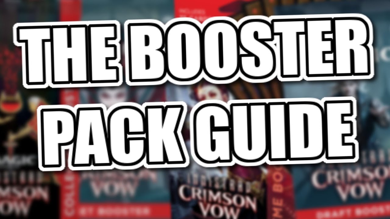 THE BOOSTER PACK GUIDE MTG - YouTube