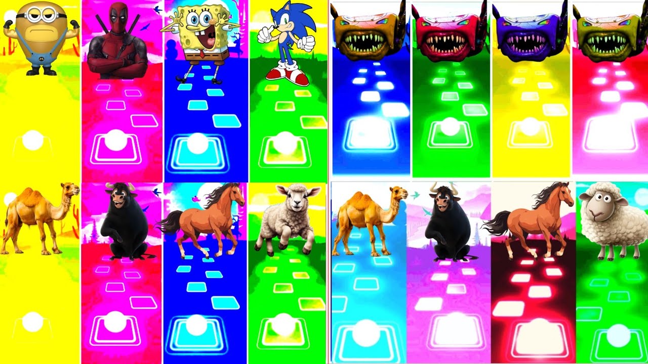 Mega Minions Coffin 🆚 Deadpool Coffin 🆚 SpongeBob SquarePants 🆚 Funny ...