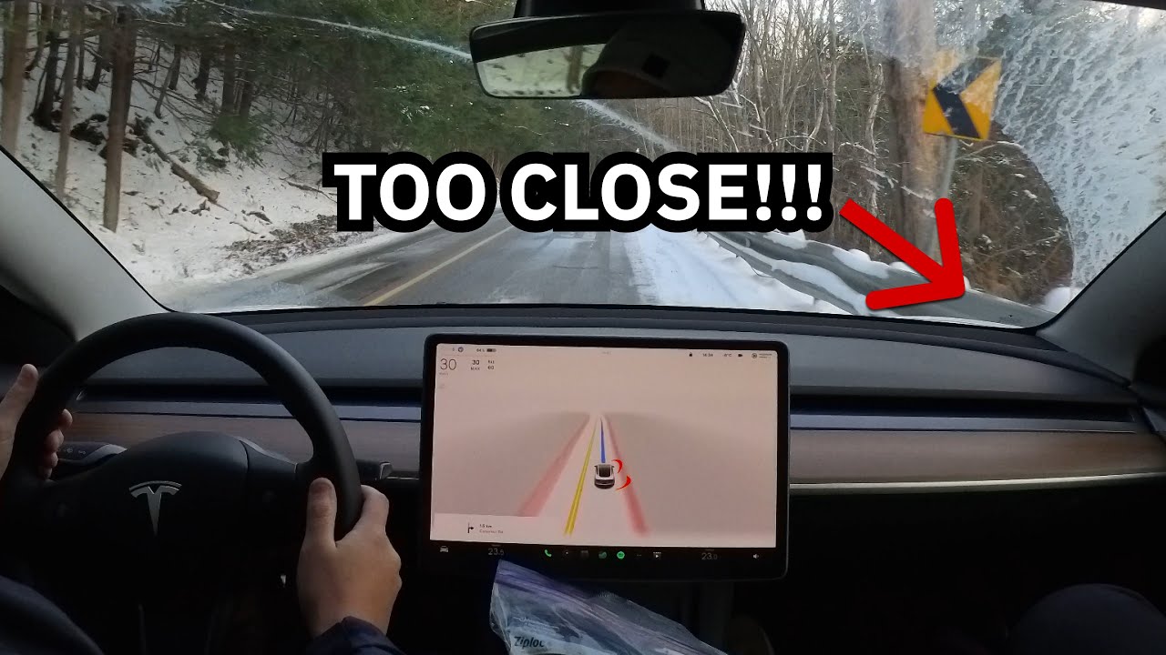 New Tesla Model 3 RWD Capable ON SNOW Covered Roads? Tesla Winter Tire ...