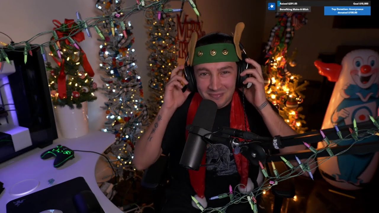 tyler joseph's christmas stream - YouTube