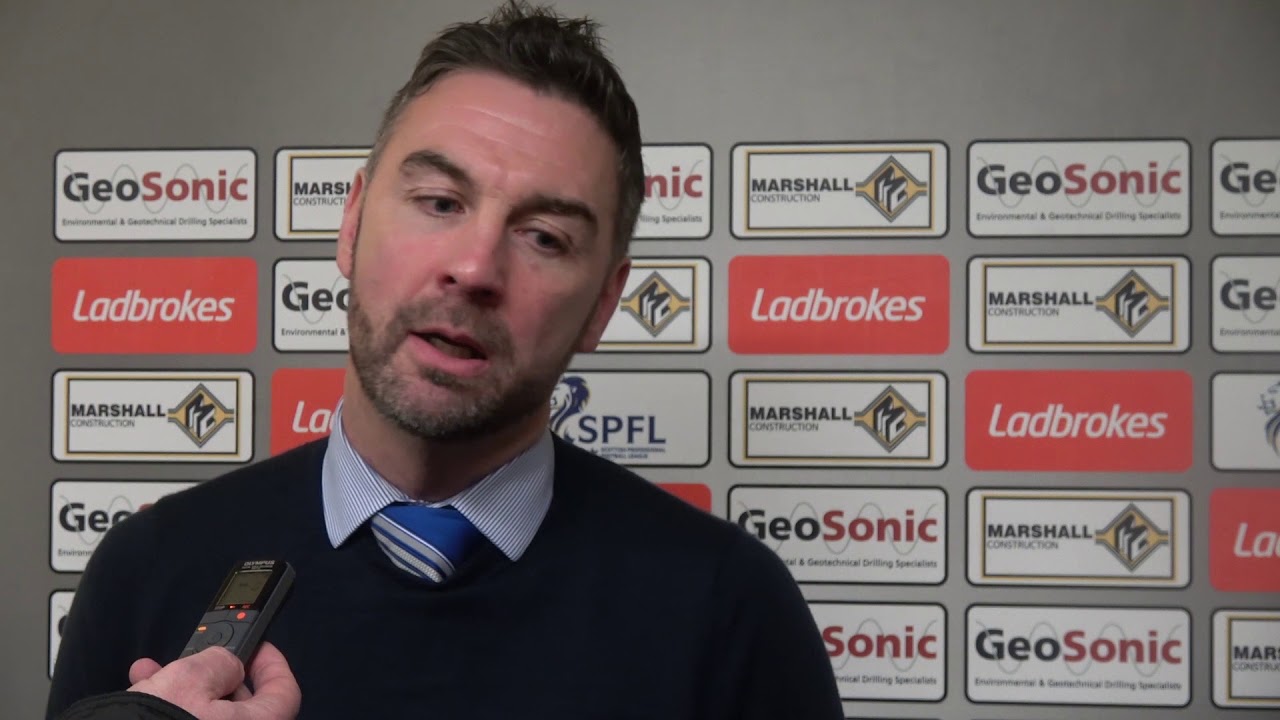 Stephen Farrell | Post Alloa v Stranraer | 7th April '18 - YouTube