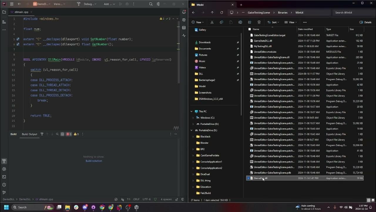 DLLs in Unity and Unreal - YouTube