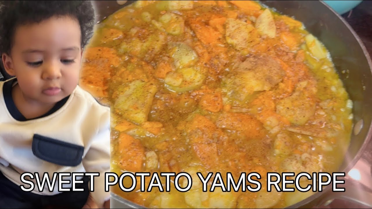 RED AND WHITE SWEET POTATO YAMS RECIPE #everyone #food #nestyle # ...