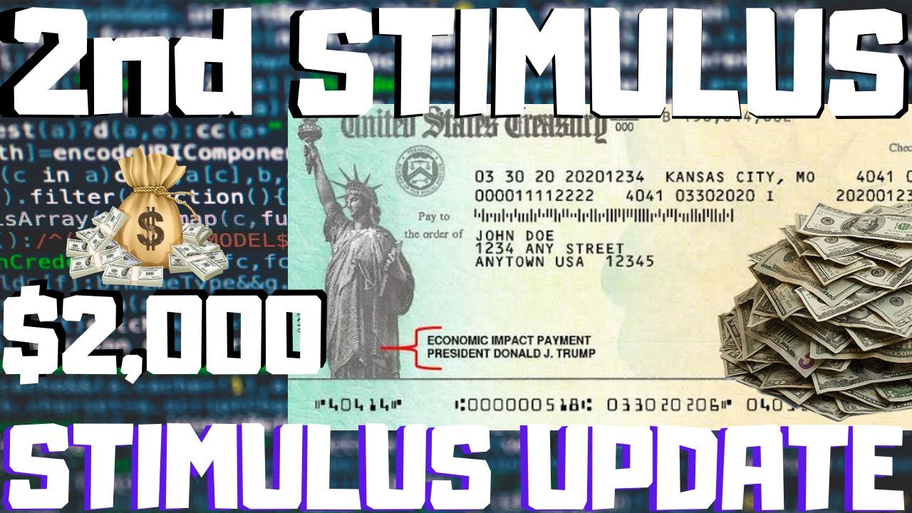 Extra $2,000 Stimulus Checks JUST Approved!!! (Second Stimulus Check ...