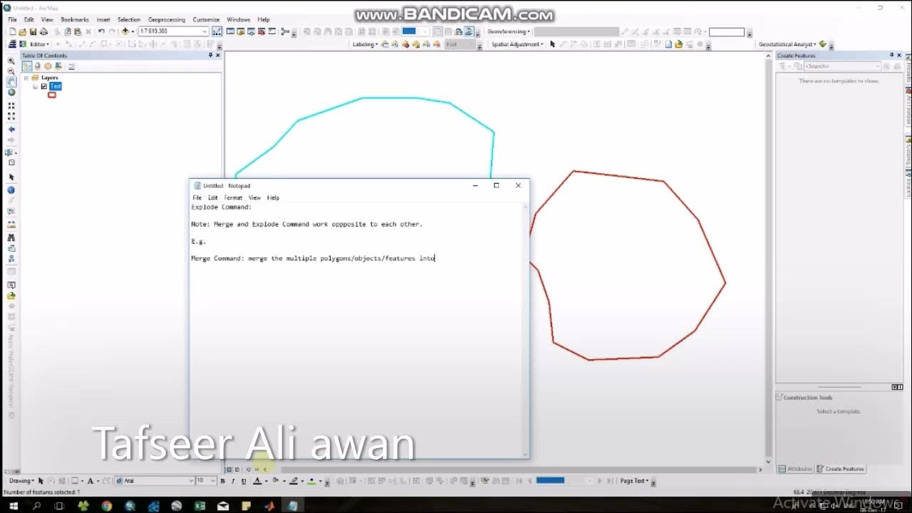 Basic GIS: 08|| Explode tool used in Arc -GIS - YouTube