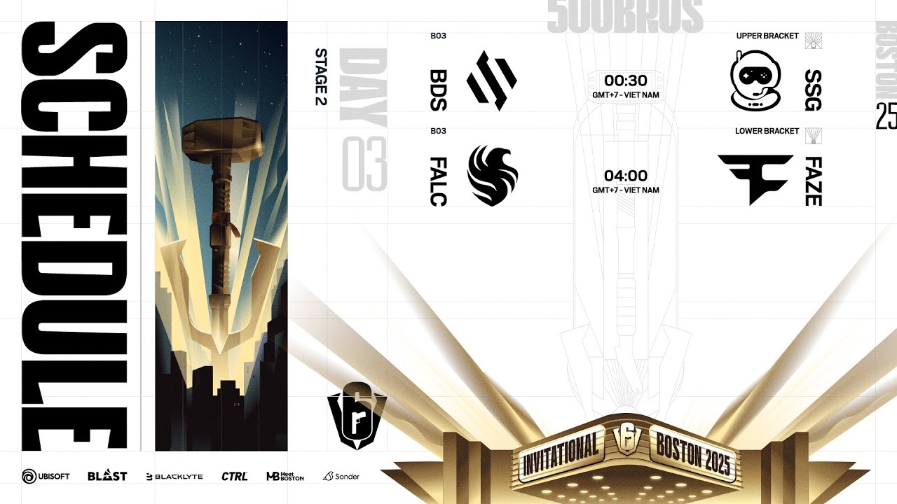 🏆 500Bros R6 | Six Invitational Boston 2025 | Ngày 3 Phase 2 | Bình ...