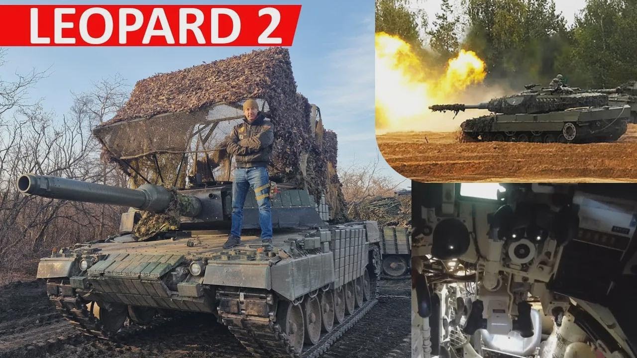 Leopard 2: El campeón de los tanques en Ucrania ¡Con la Brigada 155 en Pokrovsk! - YouTube