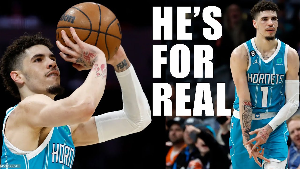 LAMELO BALL COMMANDS ATTENTION 50% 3PT & 27 PTS - YouTube