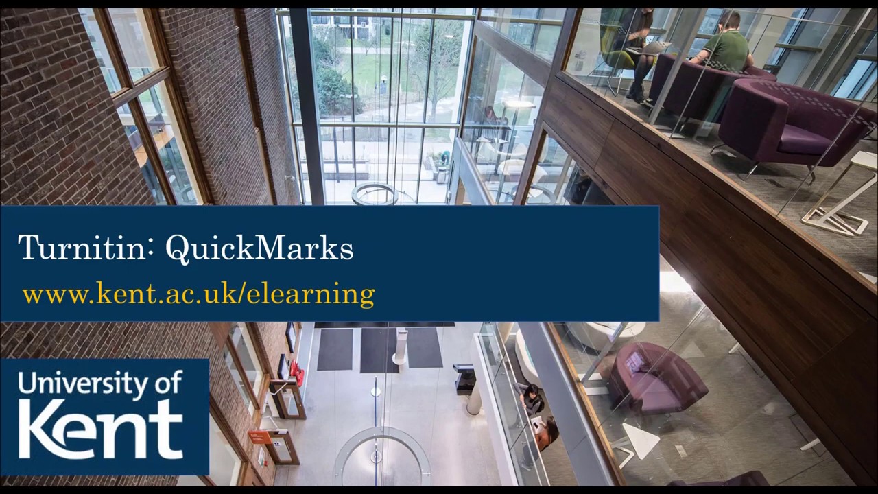Adding QuickMarks to Turnitin Submissions - YouTube