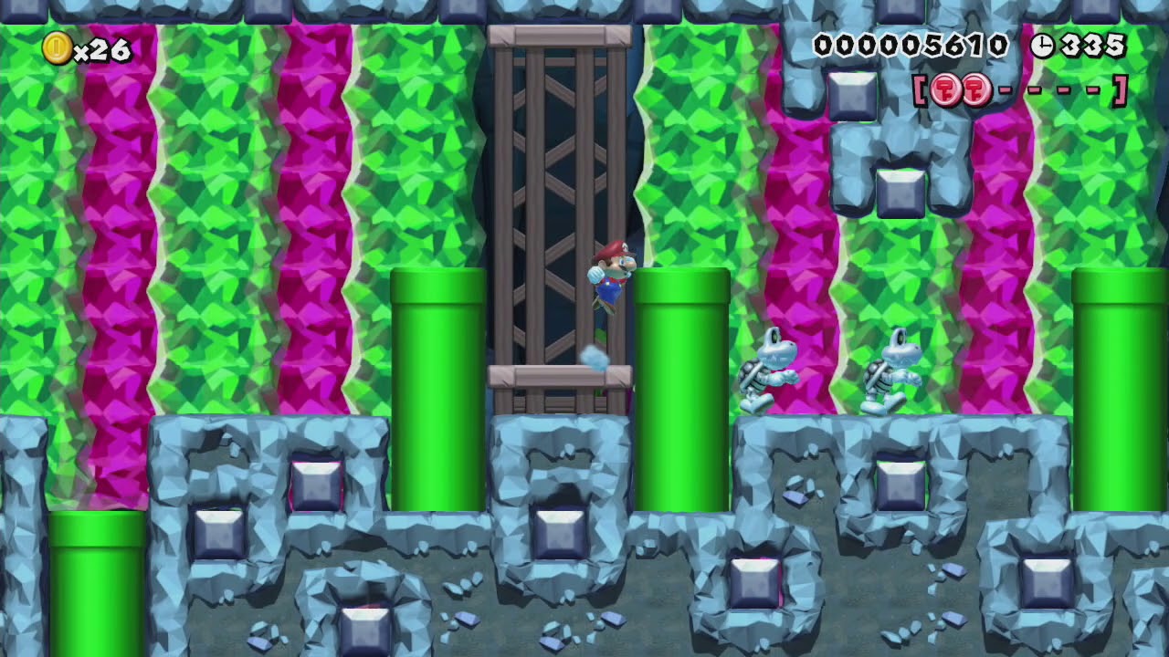 Mario Vertical: W4-1 Jungle Path by Jeff - Super Mario Maker - No ...