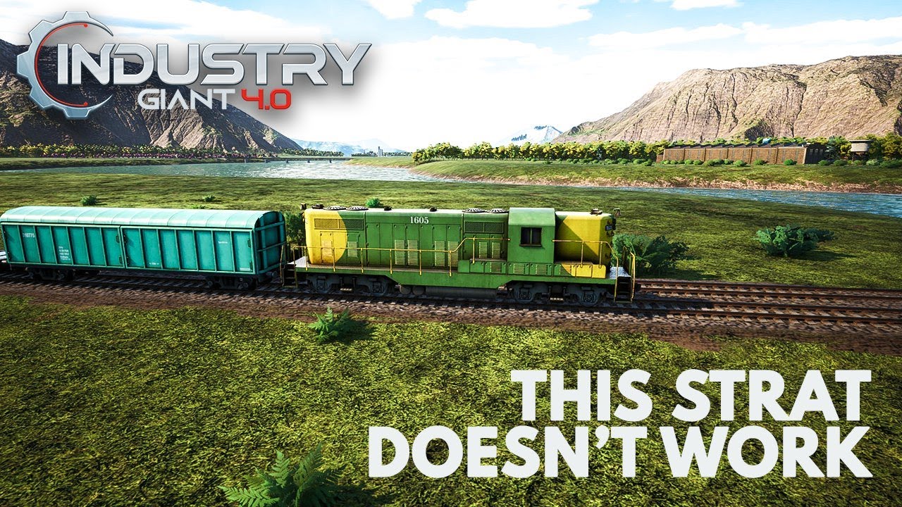 Industry Giant 4 - We use trains + Try exporting multiple goods. One ...