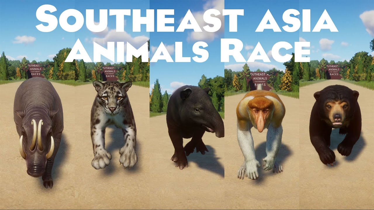 Southeast Asia Animals Races in Planet Zoo included Clouded Leopard ...