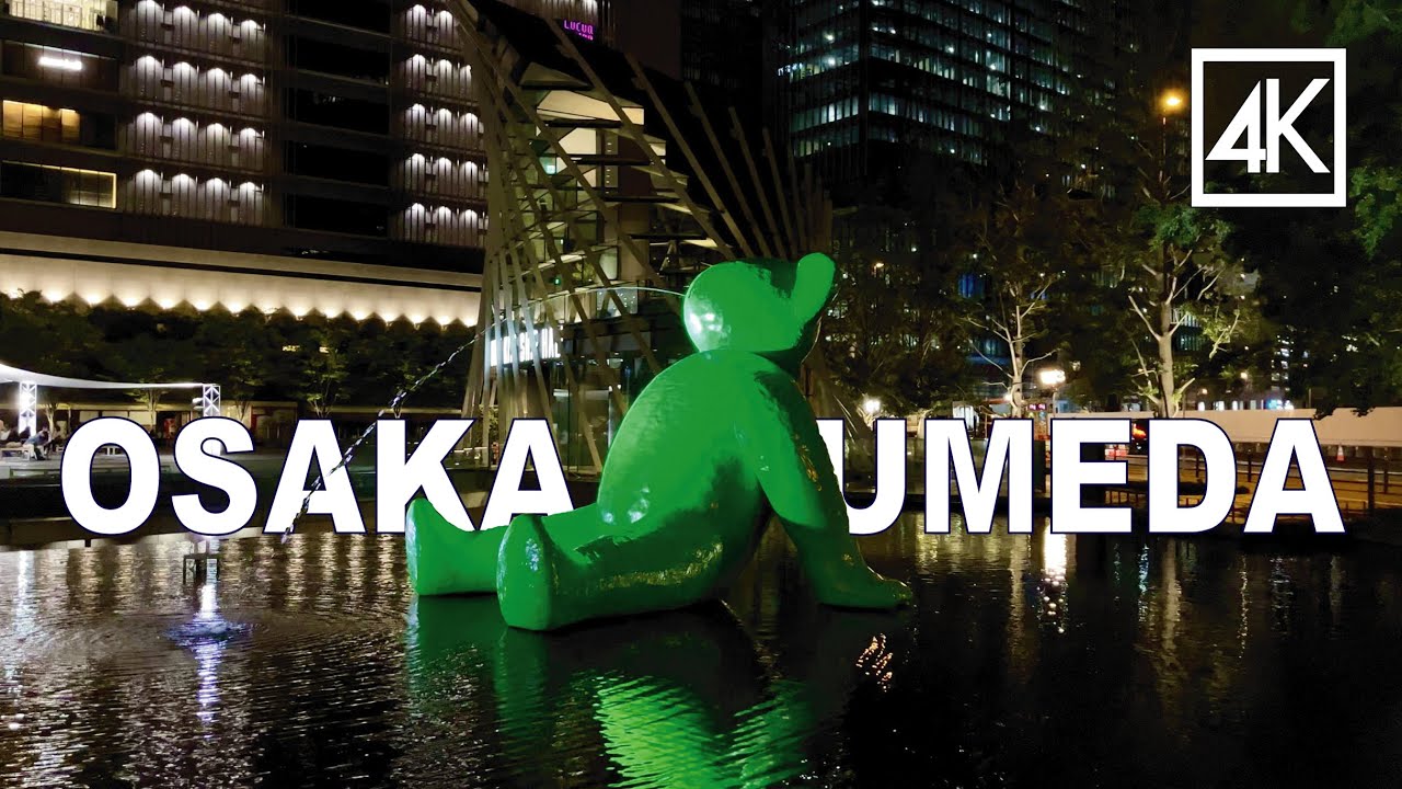 Walk around Osaka Umeda Station at Night｜4K HDR｜Osaka City Virtual Tour ...