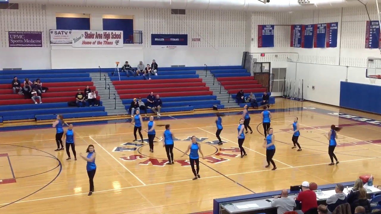 Shaler Area Dance Team Basketball Game 2018 - YouTube