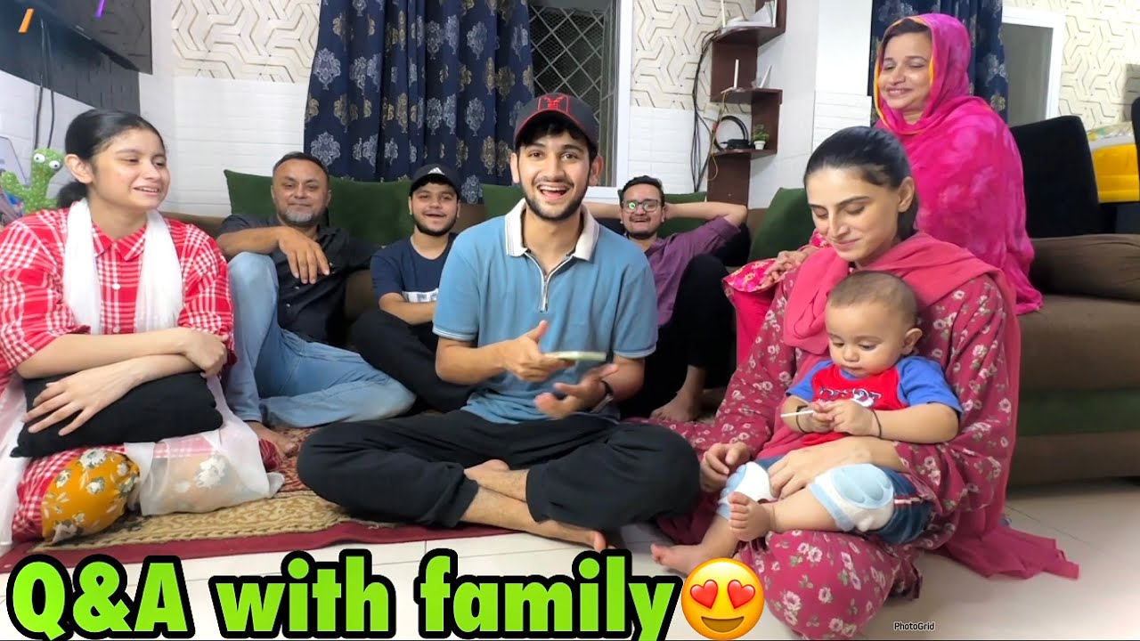 Bhai ki shadi kab horahi 😂 | Q&A with family😍 Realtime YouTube Live ...