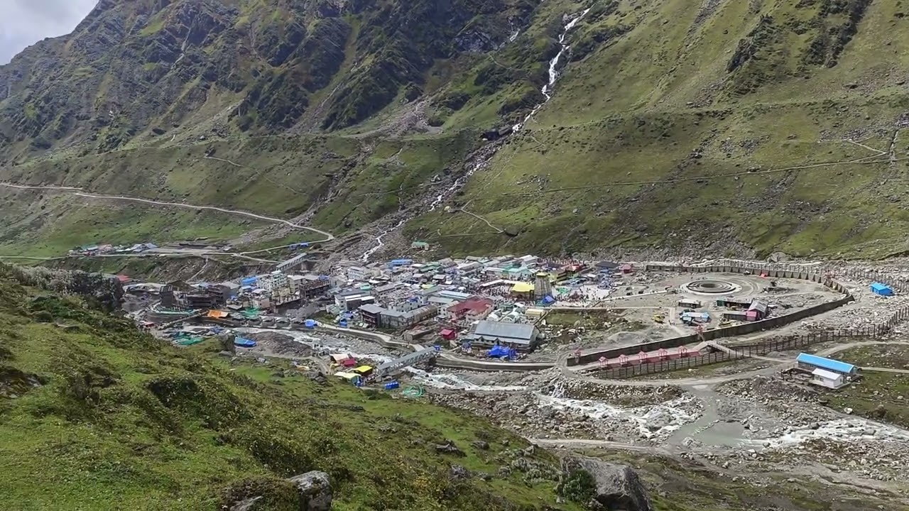 top view of kedarnath - YouTube