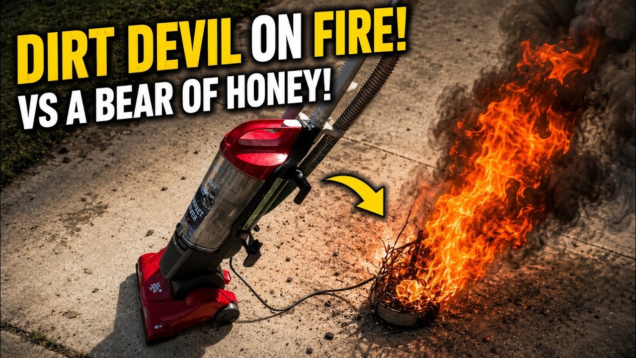 Dirt Devil Endura Vacuum DESTROYED with Baseball Bat + Honey Fireball ...