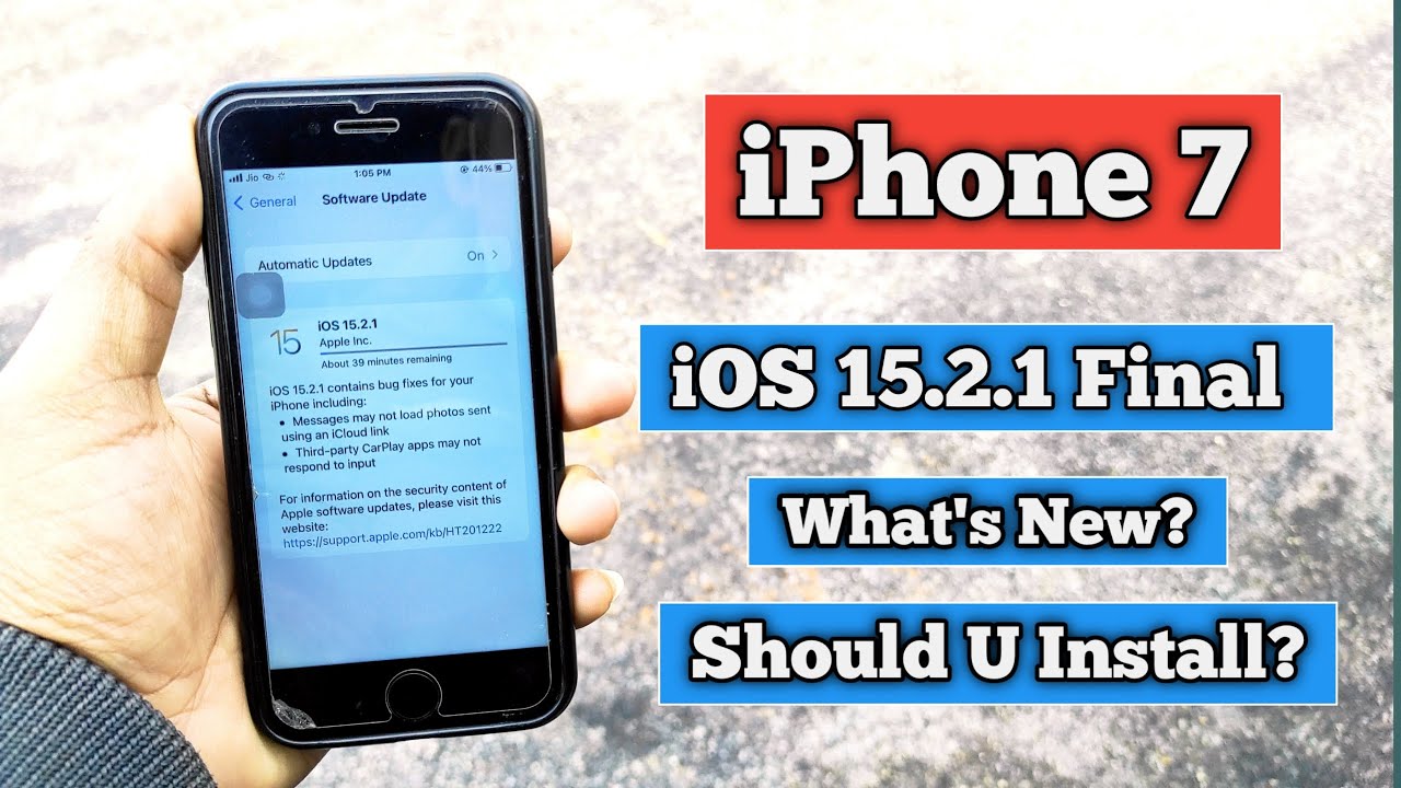 iPhone 7 New Update iOS 15.2.1 | iOS 15.2.1 Updates | What's New? | New ...
