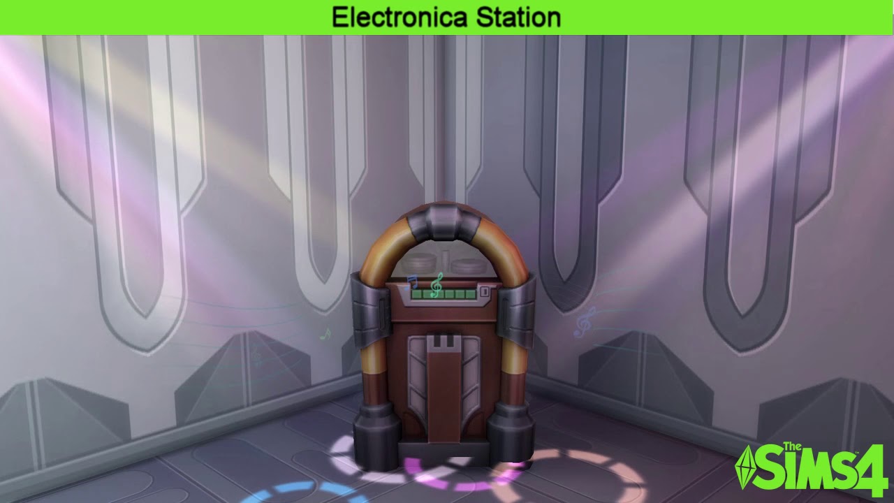 The Sims 4 Music || Electronica Station || 60 Cyclists - Tokiboo - YouTube