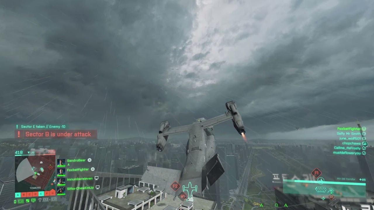Battlefield 2042 MV-38 Condor VTOL transport - YouTube