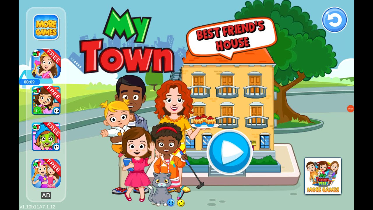 My Town Best Friend's House game - YouTube
