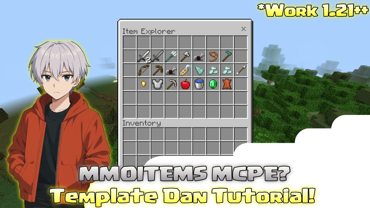 Tutorial dan Template Addon MMOITEMS | Minecraft Addon Tutorial - YouTube
