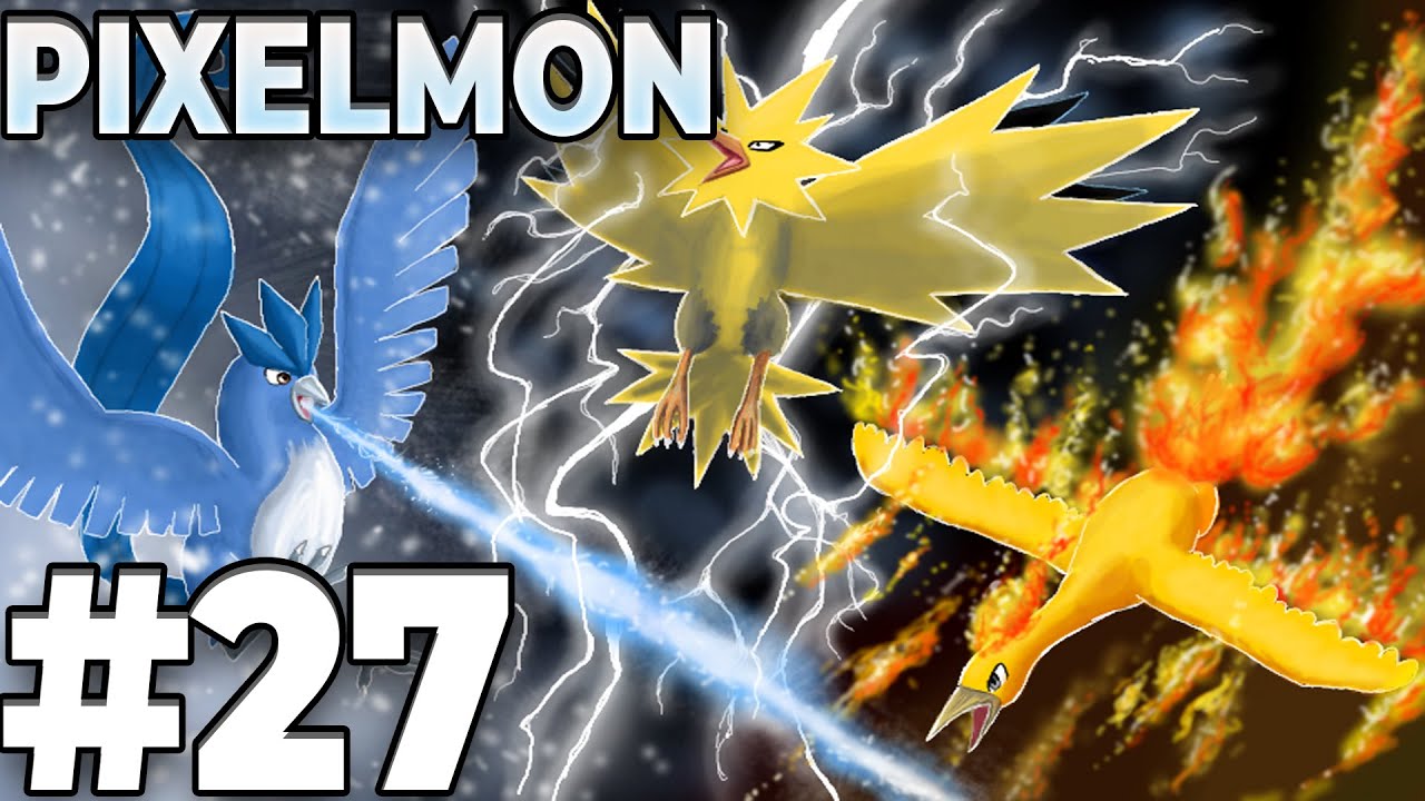 I CAUGHT A LEGENDARY Bird! - Pixelmon Singleplayer - YouTube