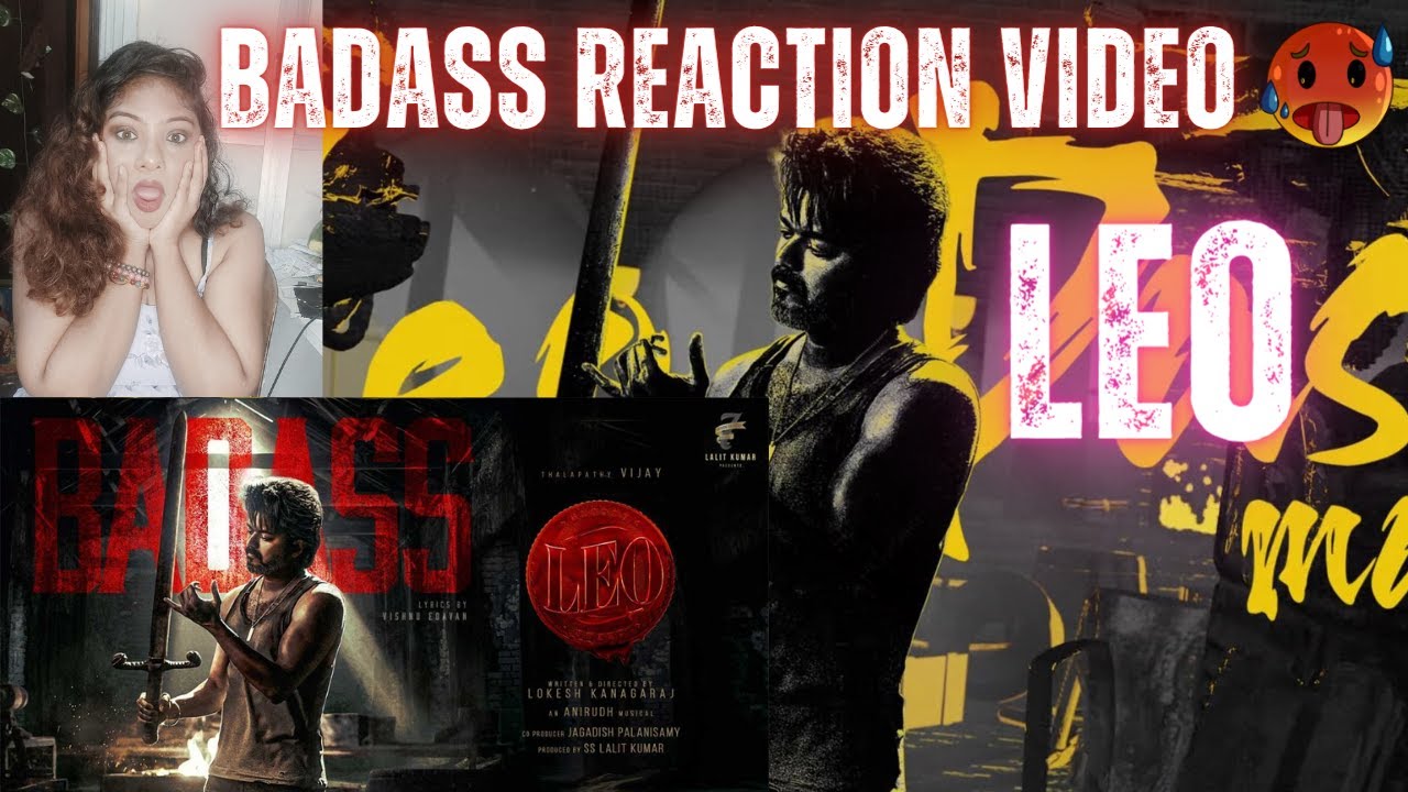 LEO - Badass Lyric | Thalapathy Vijay | Lokesh Kanagaraj | Anirudh ...