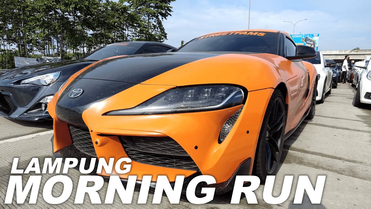 SUBARU VS GR SUPRA ? | MORNING RUN BANDAR LAMPUNG - YouTube