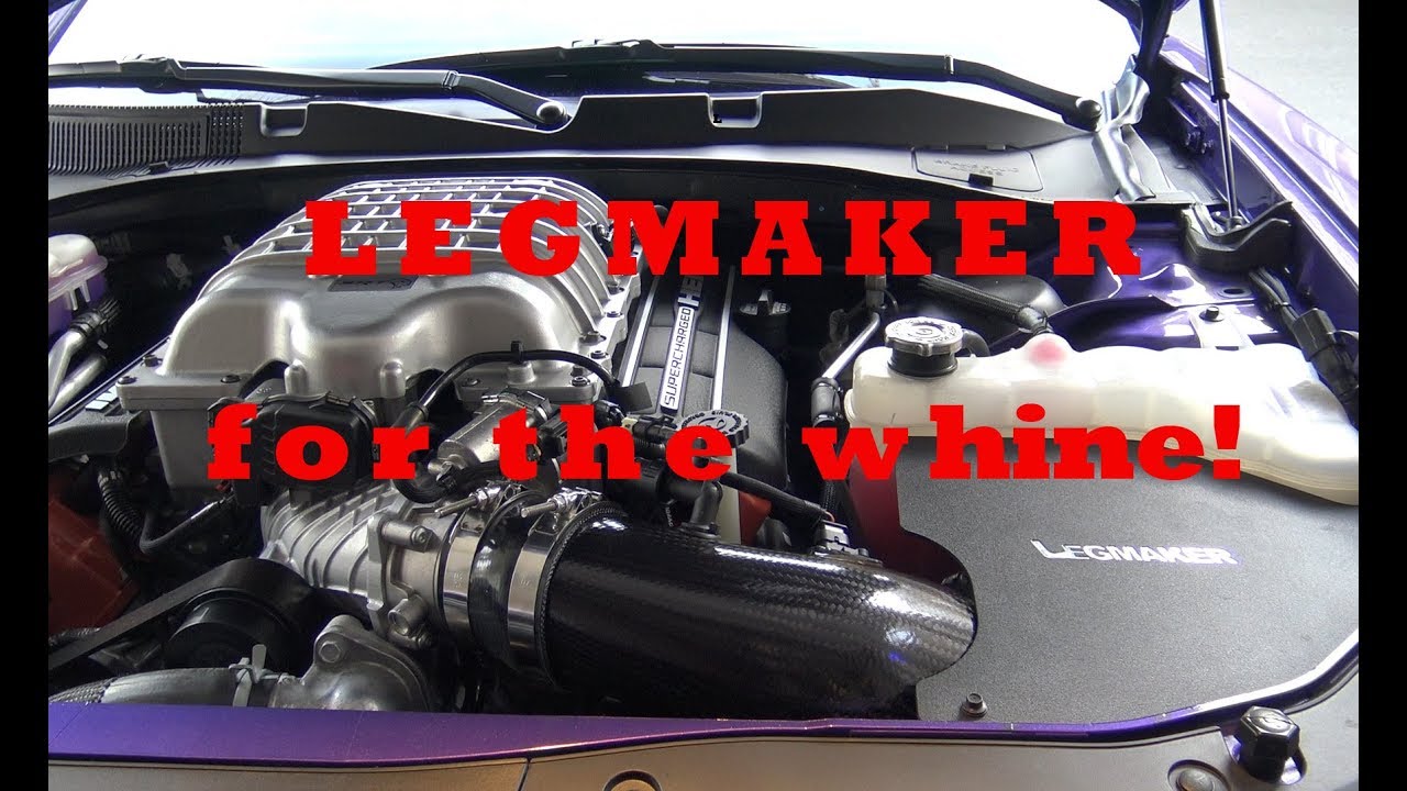 Legmaker intake install! Supercharger whine is off the charts! - YouTube